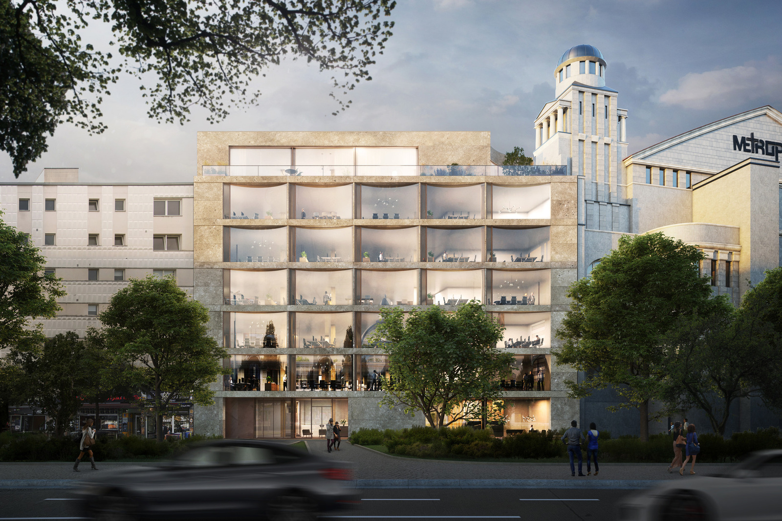 NO6 office building Nollendorfplatz | HENN